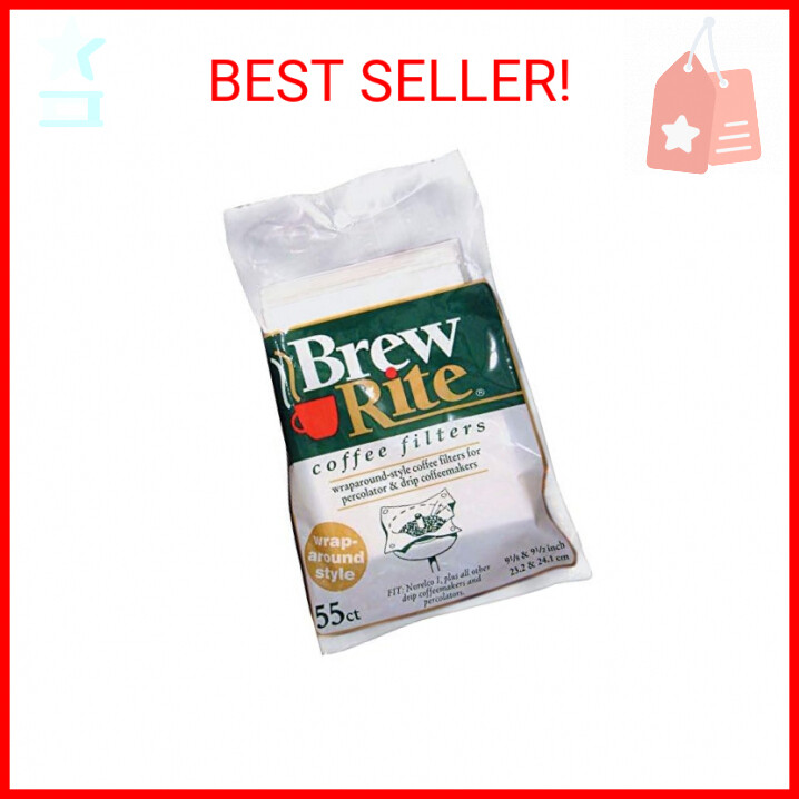Brew Rite Wrap Around Percolator Coffee Filter 55 Ct (Pack of 2) | eBay
