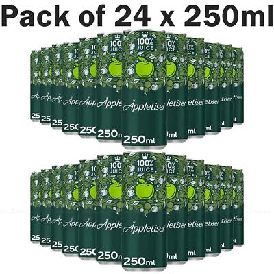 Appletiser Cans Sparkling Apple Juice from Concentrate Drink Vegan Pack ...