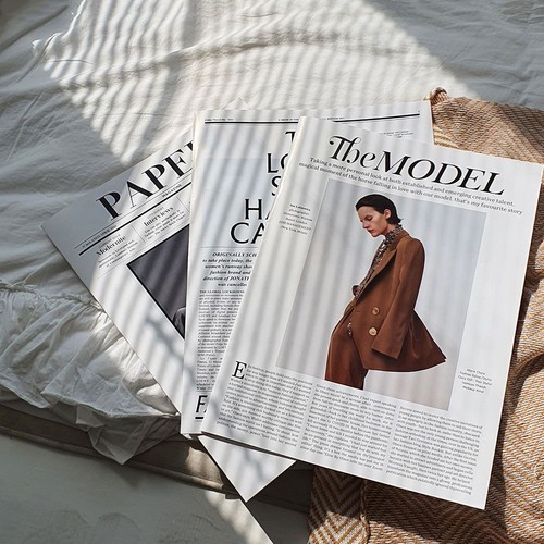 Photography Background Decoration Props Magazine Style Newspaper Photo ...