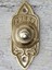 Victorian Style Door Bell Push Button with Gold brass finish Main Wire ...