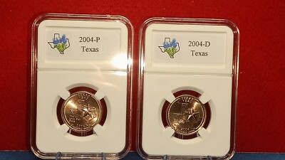 2004-P & D Texas State Quarter Set-Blue Bonnet | eBay