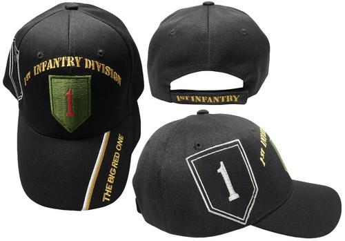 US ARMY 1ST INFANTRY Big Red One- U.S. Army OD Green Military Baseball ...