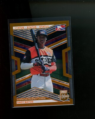 2023 Panini Elite Extra Orange Status Rookie RC #198 Andy Matos #'d ...