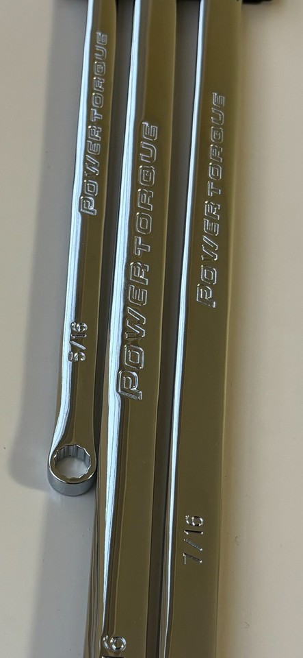3 Piece Super Long Double Box End Offset Wrench Set SAE Aviation ...