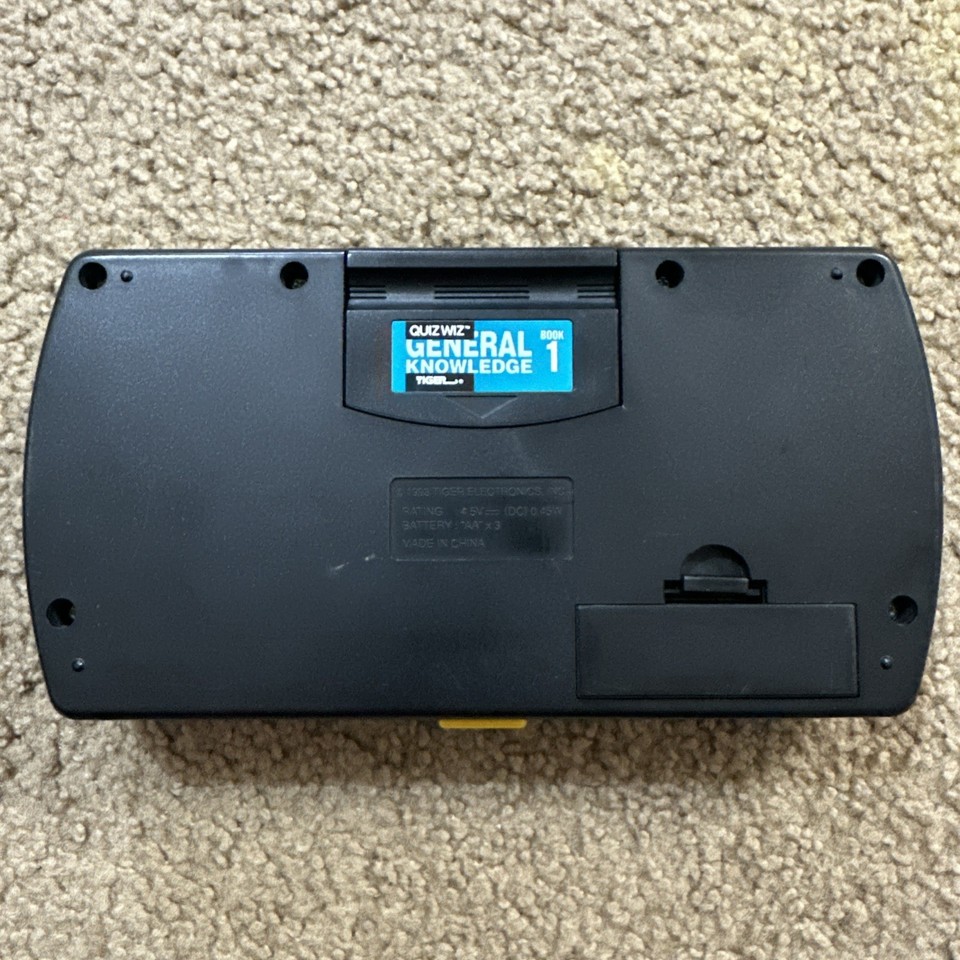 1993 Vintage Quiz Wiz Tiger Electronics Electronic Handheld Question ...