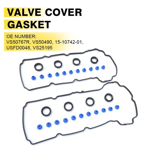 Valve Cover Gaskets Seals Fit Ford 2007-2014 Edge VS50767R VS50490 15 ...
