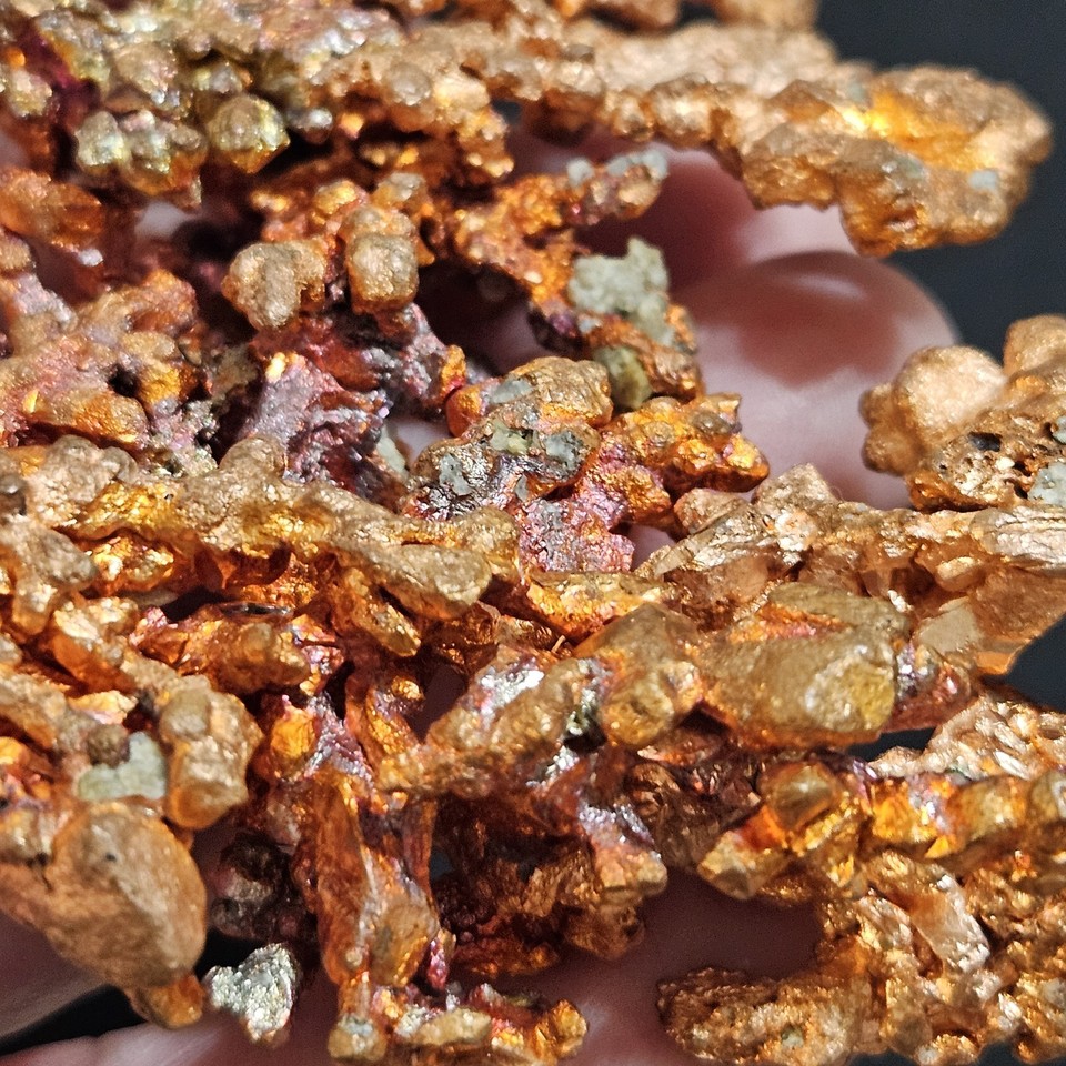 Natural Sculpture Native Copper Mineral Specimen, Chalcopyrite Inclusions, 132g | eBay