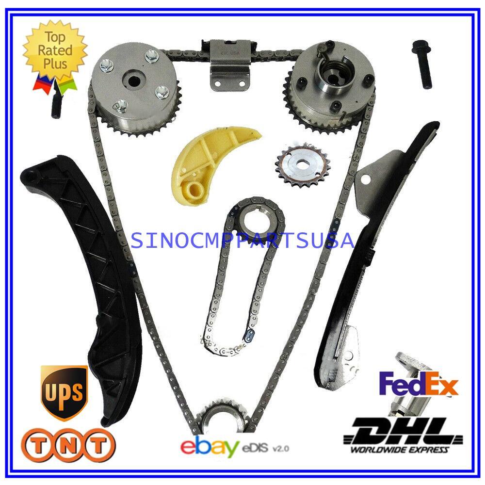 2 VVT TIMING CHAIN KITS for TOYOTA COROLLA 09-15 MATRIX 09-13 PRIUS 1 ...