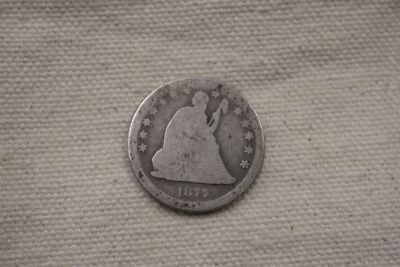 1877 CC U.S Seated Liberty Quarter Good | eBay