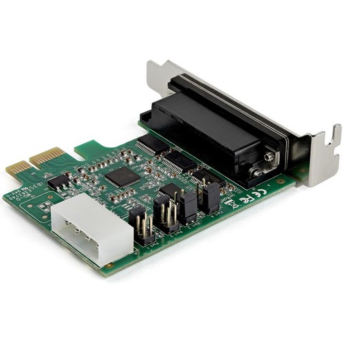StarTech.com 4-port PCI Express RS232 Serial Adapter Card - PCIe RS232 ...