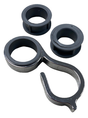 Universal Shower Hose Retainer Clip | Fits 18mm, 22mm & 25mm Shower ...
