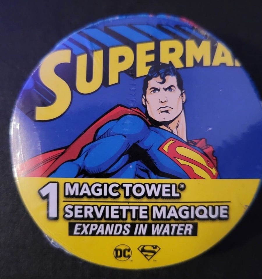 Peachtree Magic Towels Expands In Water, Assorted Characters MARVEL, DC ...
