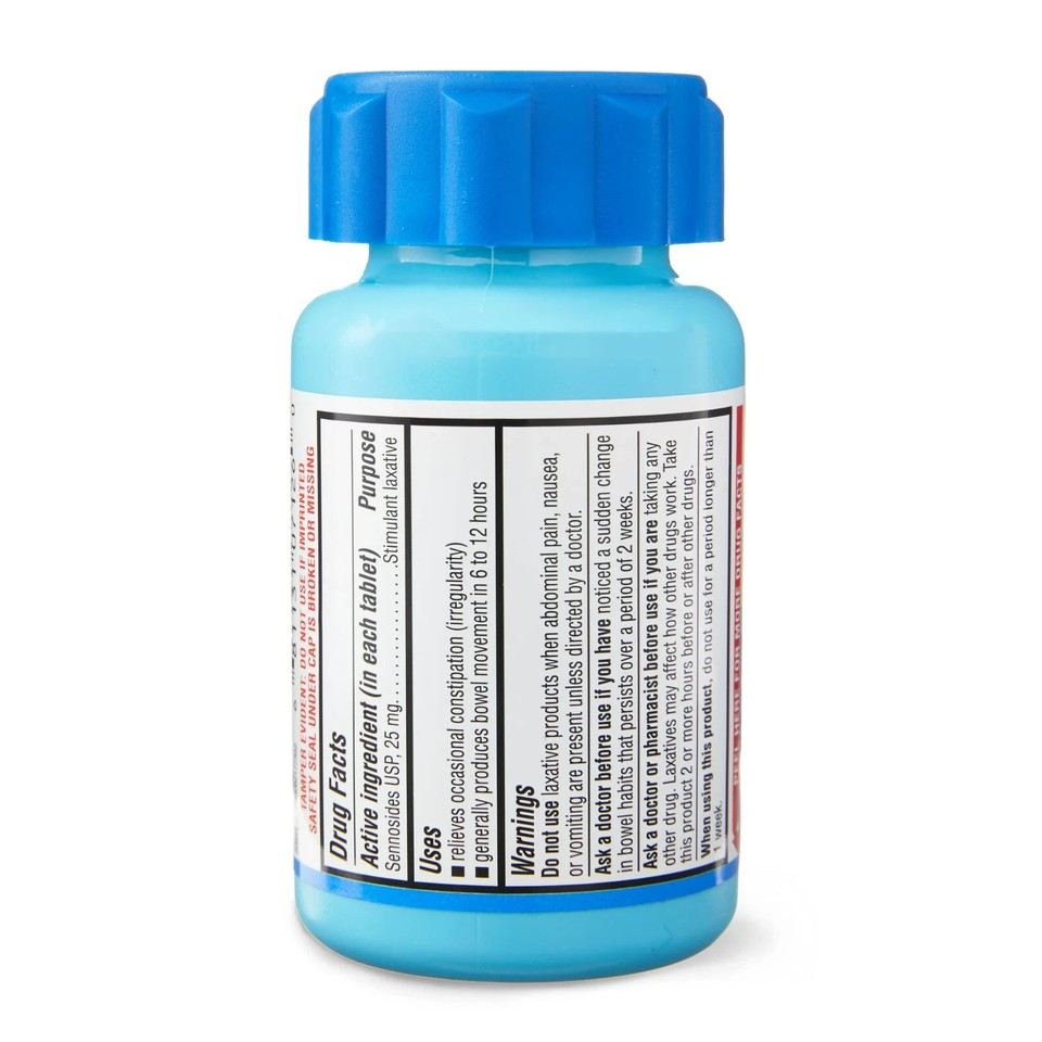 Equate Maximum Strength Laxative Tablets for Constipation Relief, 90ct ...