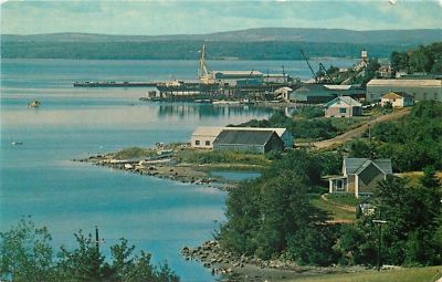 Pictou Nova Scotia~Pictou Water Front~View from Golf Course~1950s ...