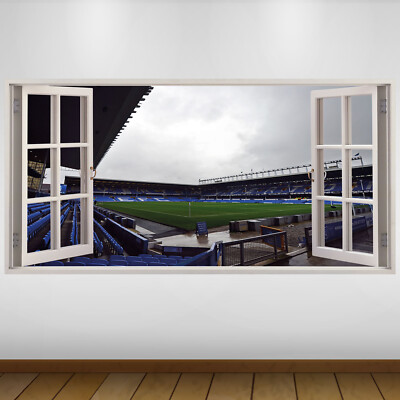 EXTRA LARGE Everton Stadium Wide Football Vinyl Wall Sticker Poster ...