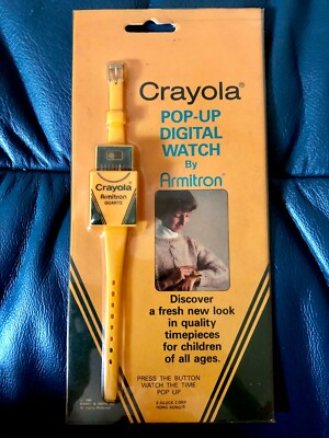 Crayola Pop-Up Armitron Digital Watch | eBay