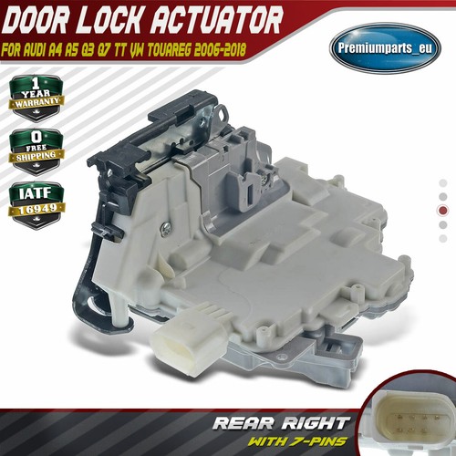 Door Lock Actuator Rear Right Driver Side for Audi A4 A5 Q3 Q5 Q7 TT VW ...