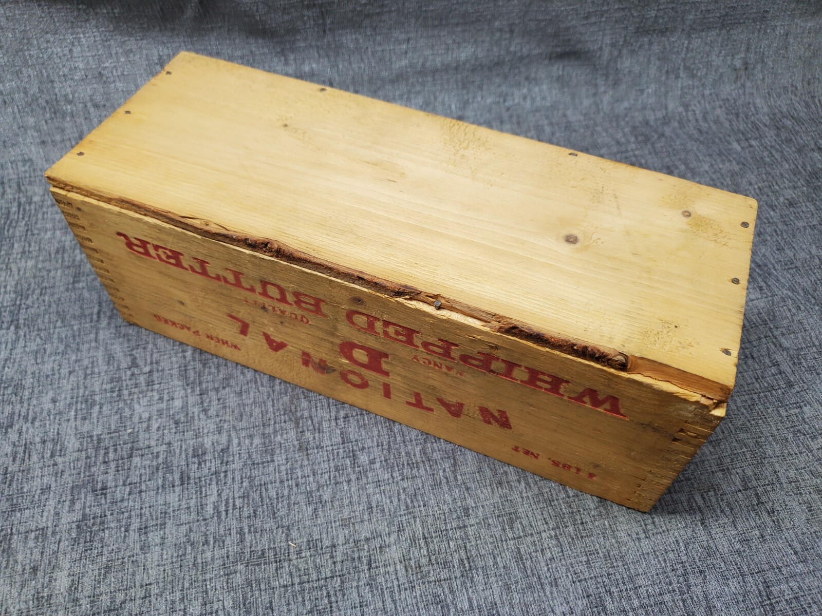 Vintage KRAFT Wood Butter Box 5 Pounds National D Whipped Butter | eBay