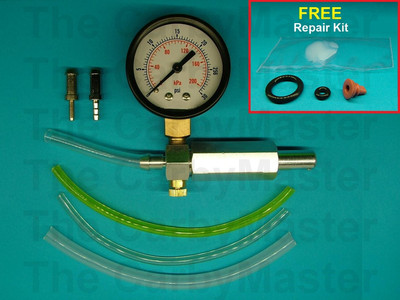 30PSI Pop-Off Leak Pressure Tester for Diaphragm, Rotary & Cube Type ...