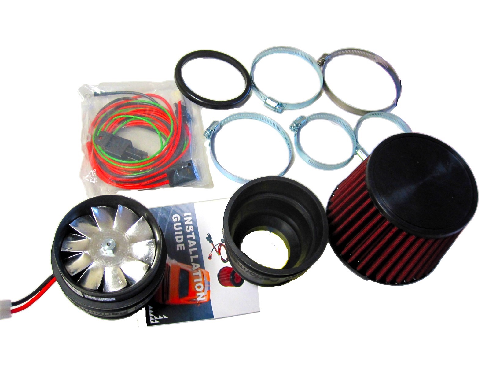 Performance Electric Air Intake Supercharger Fan Power Kit BMW E36 E46 ...