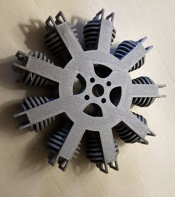 radial engine 9 cylinder dummy model rc airplane model | eBay