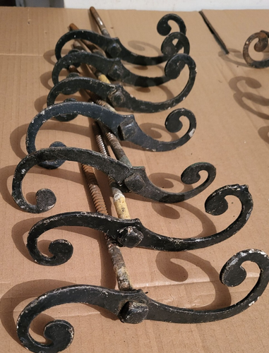 7 Original Antique Cast IRON Window Shutter Tie Back Holders[LOT A] | eBay