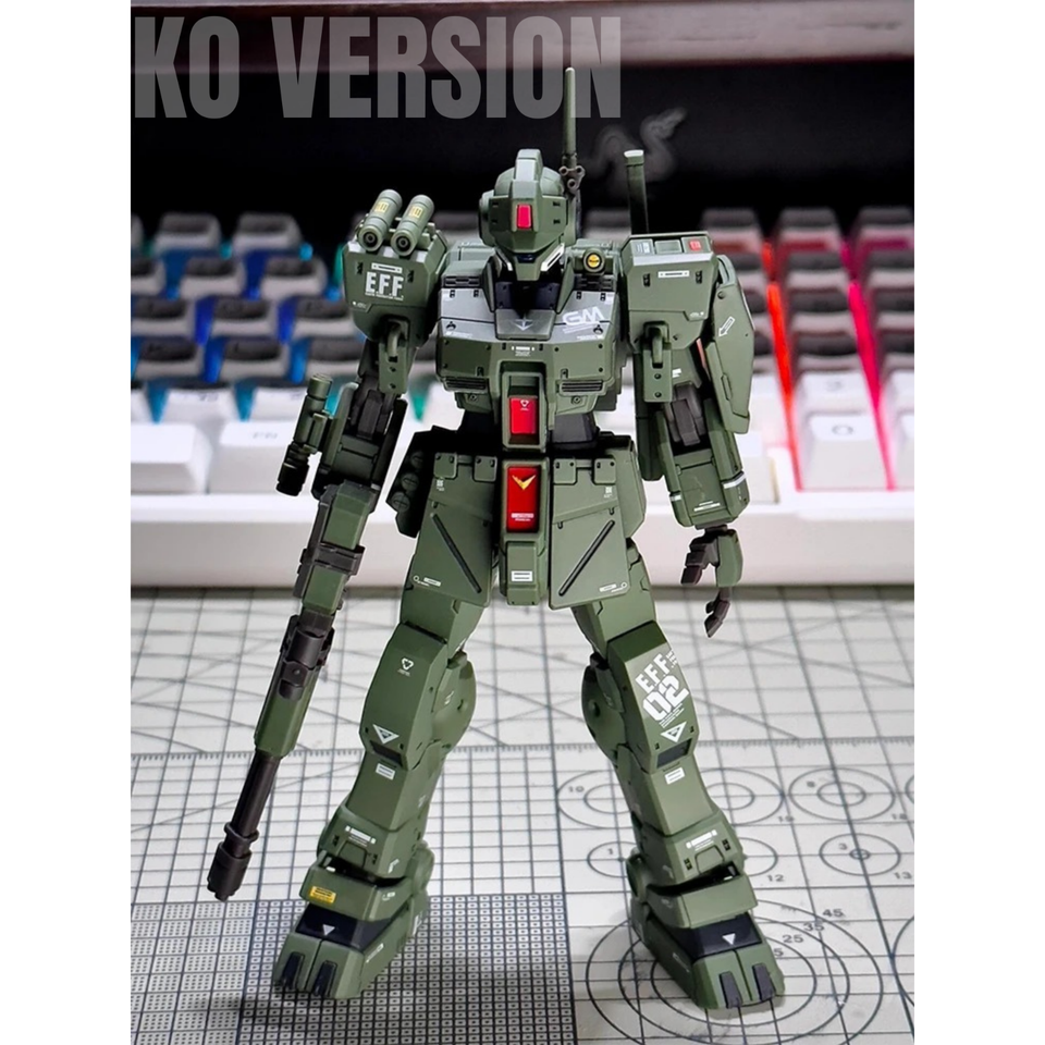 HG 1/144 RGM-79S GM Spartan Assembly Model Kit - Gundam Robot Action ...
