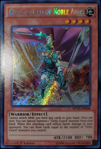 Yugioh 2016 Celtic Guard Of Noble Arms 1st Ed. MVP1-ENS48 Near Mint | eBay