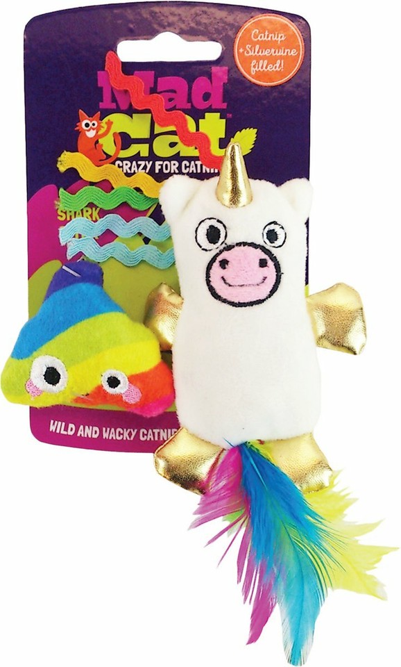Mad Cat Crazy For Catnip Silvervine Plush Cat Toys (Pick Your Cat's ...