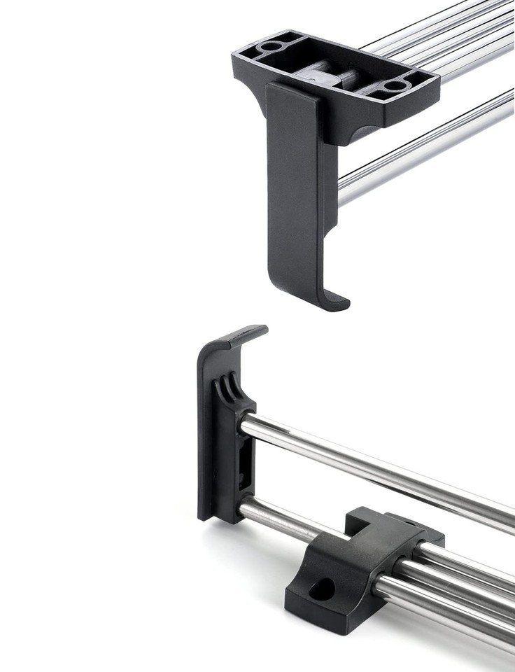 Heavy Duty Closet Pull Out Rod for Hanging ClothesClothes Rod for ...