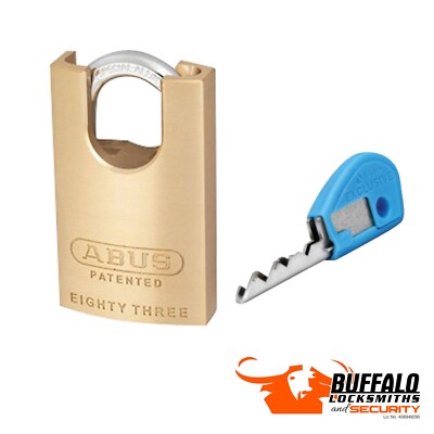 Anti pick Restricted Bilock Exclusive/ABUS 83CS45 Padlock with 2 Bilock ...