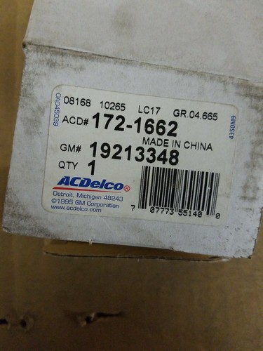 Drum Brake Wheel Cylinder Rear ACDelco GM Original Equipment 172-1662 ...