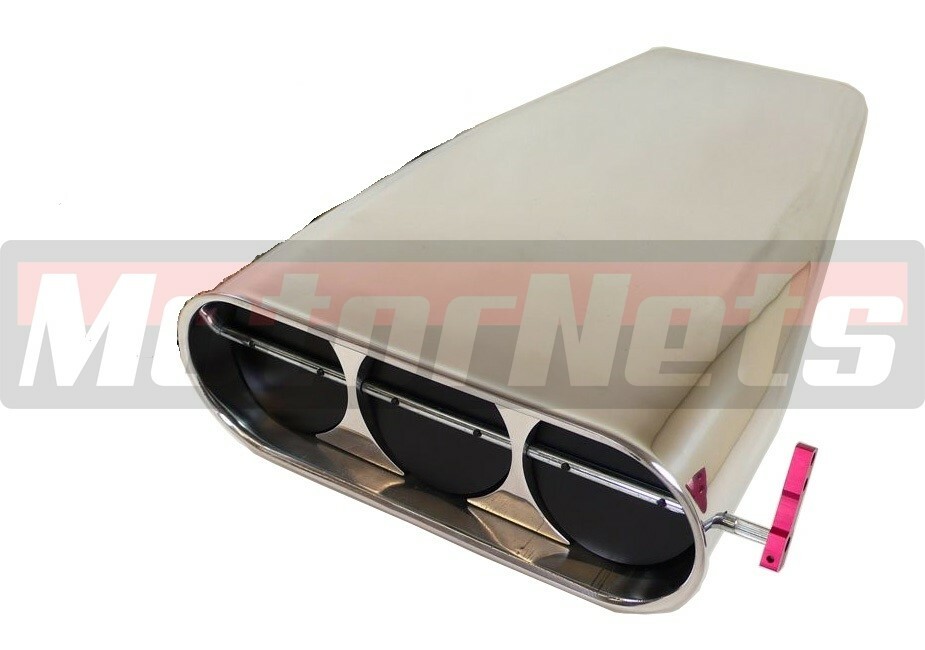 Aluminum Air Hood Scoop Bug Catcher Blower Washable Hot Street Rod ...