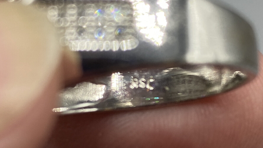 RS Covenant Rings Lot of 4 size 8 - 8.5 Silver/Gold w/Semi-precious ...