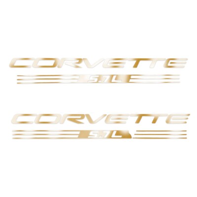 Fuel Rail Lettering for 1999-2004 Chevrolet Corvette C5 Gold Letters | eBay