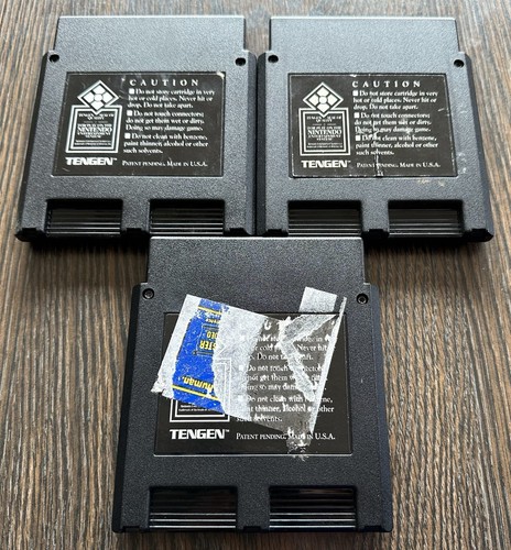 R.B.I. Baseball 1 2 & 3 Nintendo NES Unlicensed Tengen Carts Only ...