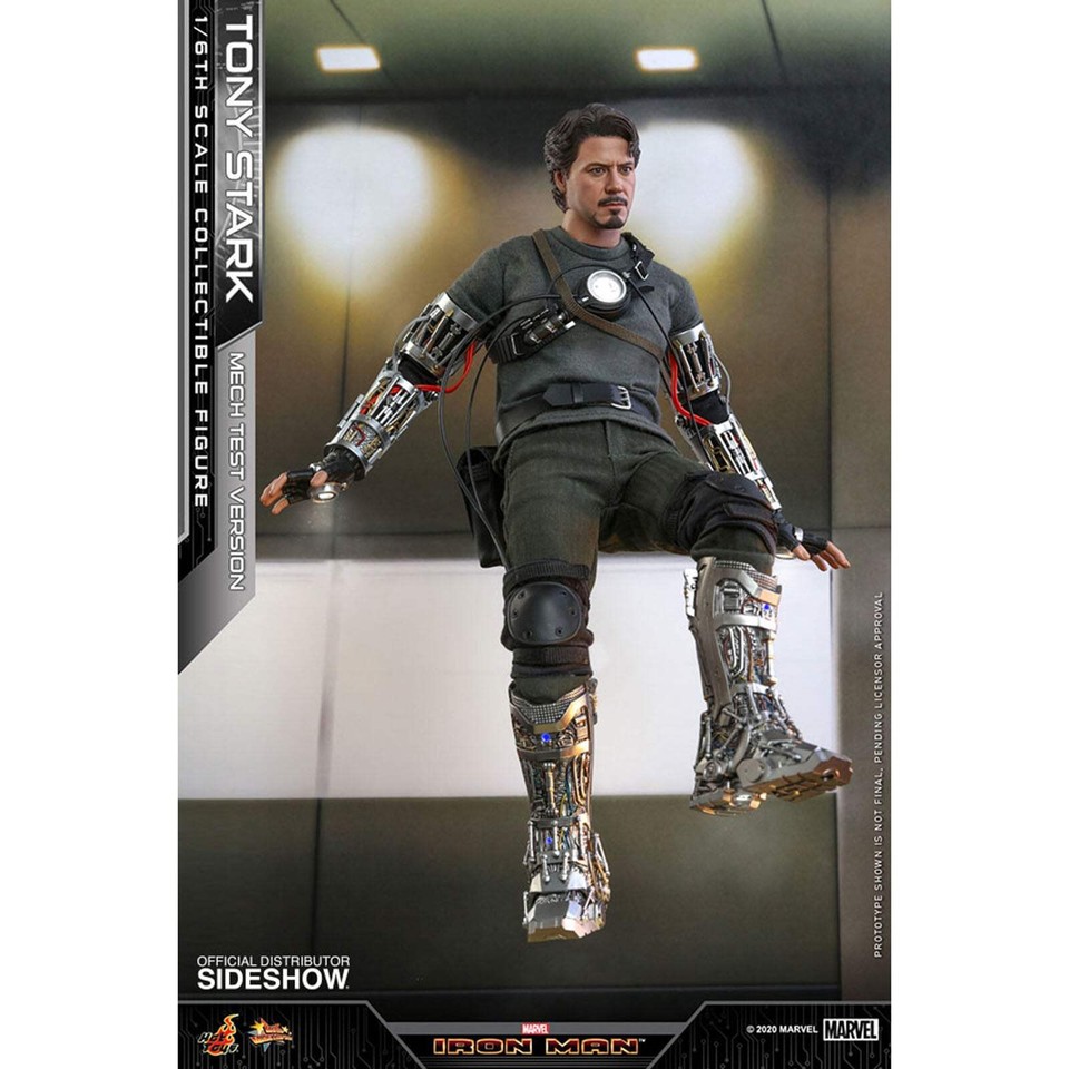 Hot Toys Iron Man Tony Stark Mech Test Sixth Scale Figure NEW IN STOCK ...