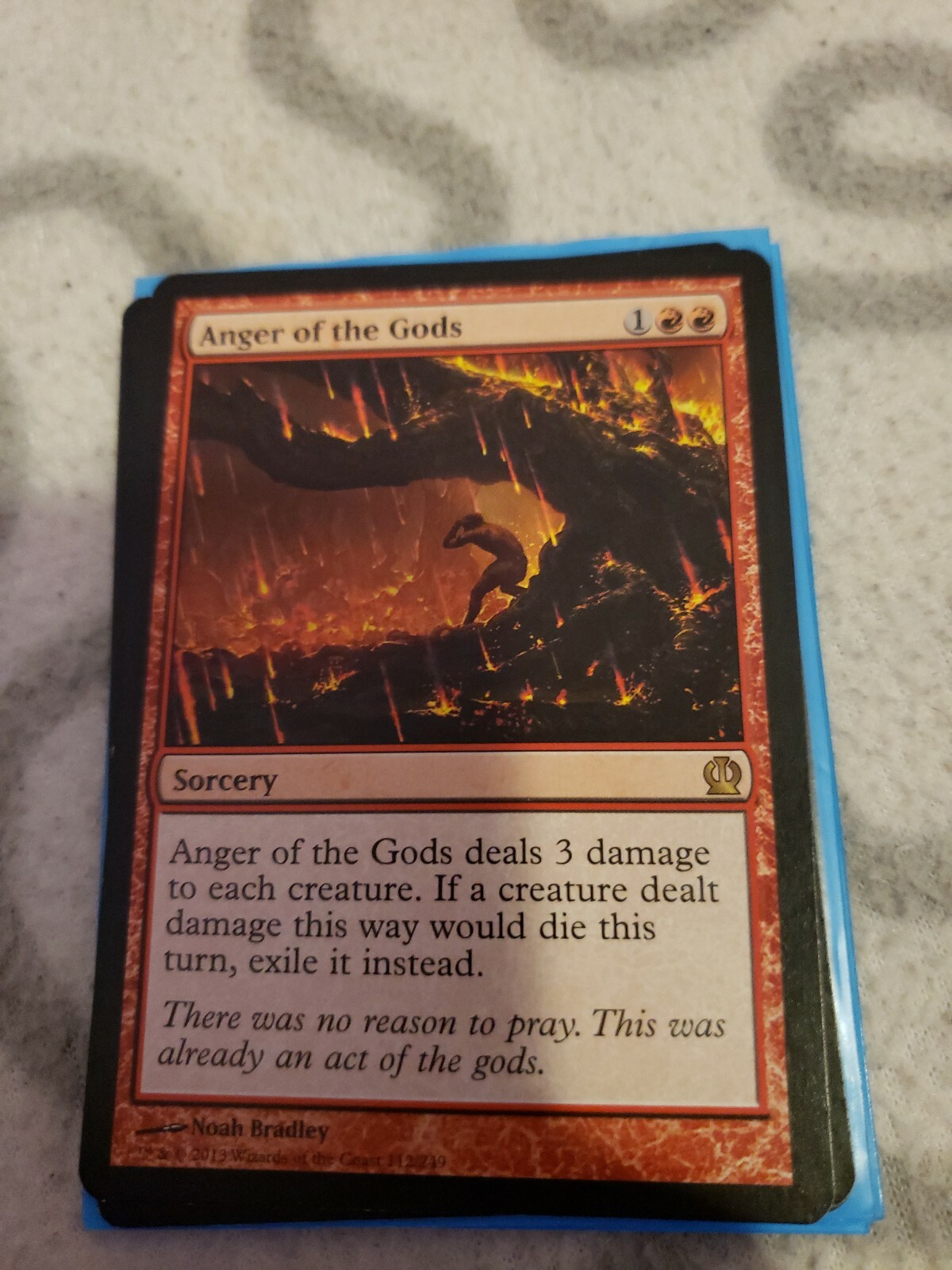 MTG ANGER OF THE GODS X1 THEROS. IN LP/MP CONDITION. | eBay