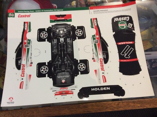 CASTROL RACING TEAM - HOLDEN VT COMMODORE V8 SUPERCAR CARDBOARD MODEL ...