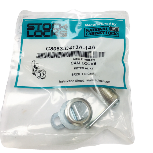 C8053-C413A-14A Alike-Keyed Standard Keyed Bright Nickel, For Door ...