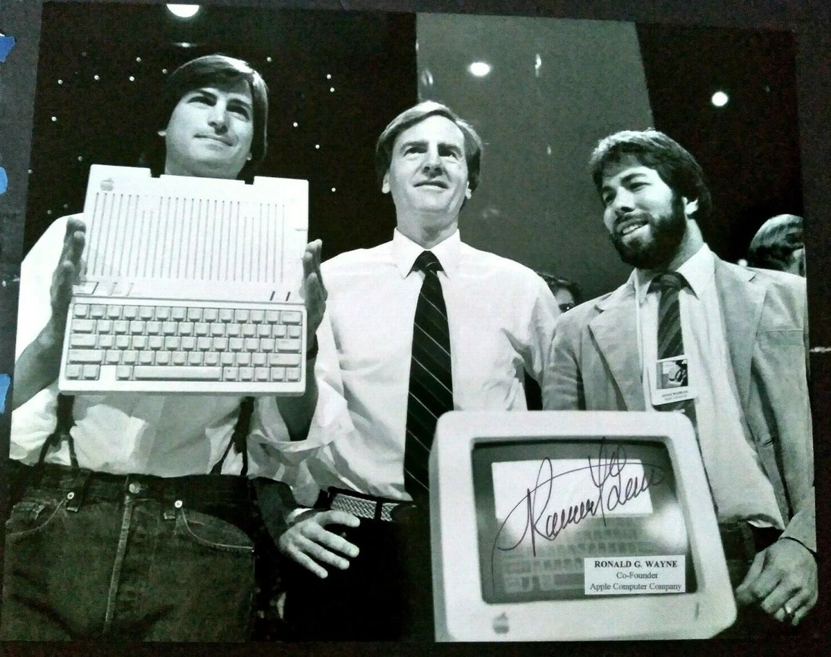 Steve Wozniak And Steve Jobs And Ronald Wayne