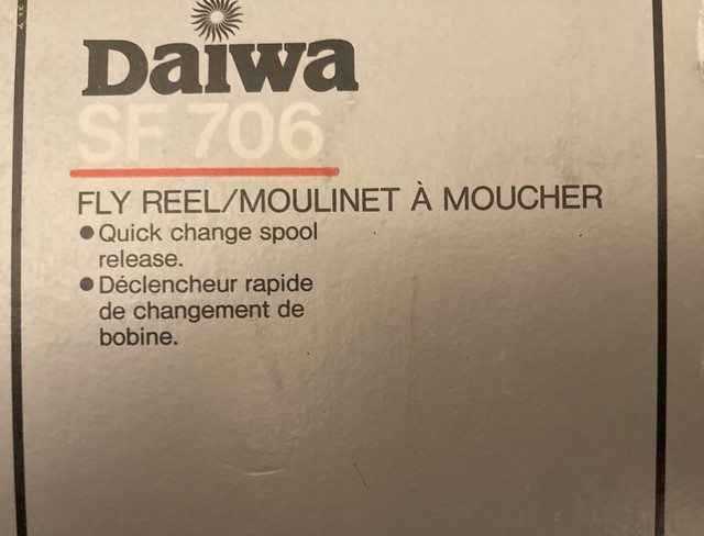Daiwa Sf706 4 5 6 Line Wt. Single Action Fly Reel SF 706 for sale ...