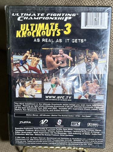 Ultimate Fighting Championship (UFC) DVD - Ultimate Knockouts 3 ...
