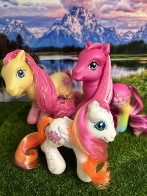 🌈 G3 My Little Pony Lot Easter Cheerilee Baby Honolu-loo Summer Bloom ...