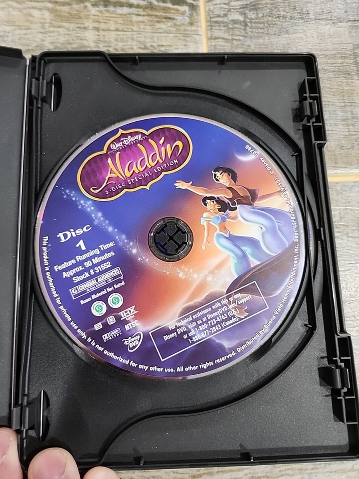 Disney Aladdin Two-Disc Platinum Edition DVD Robin Williams | eBay