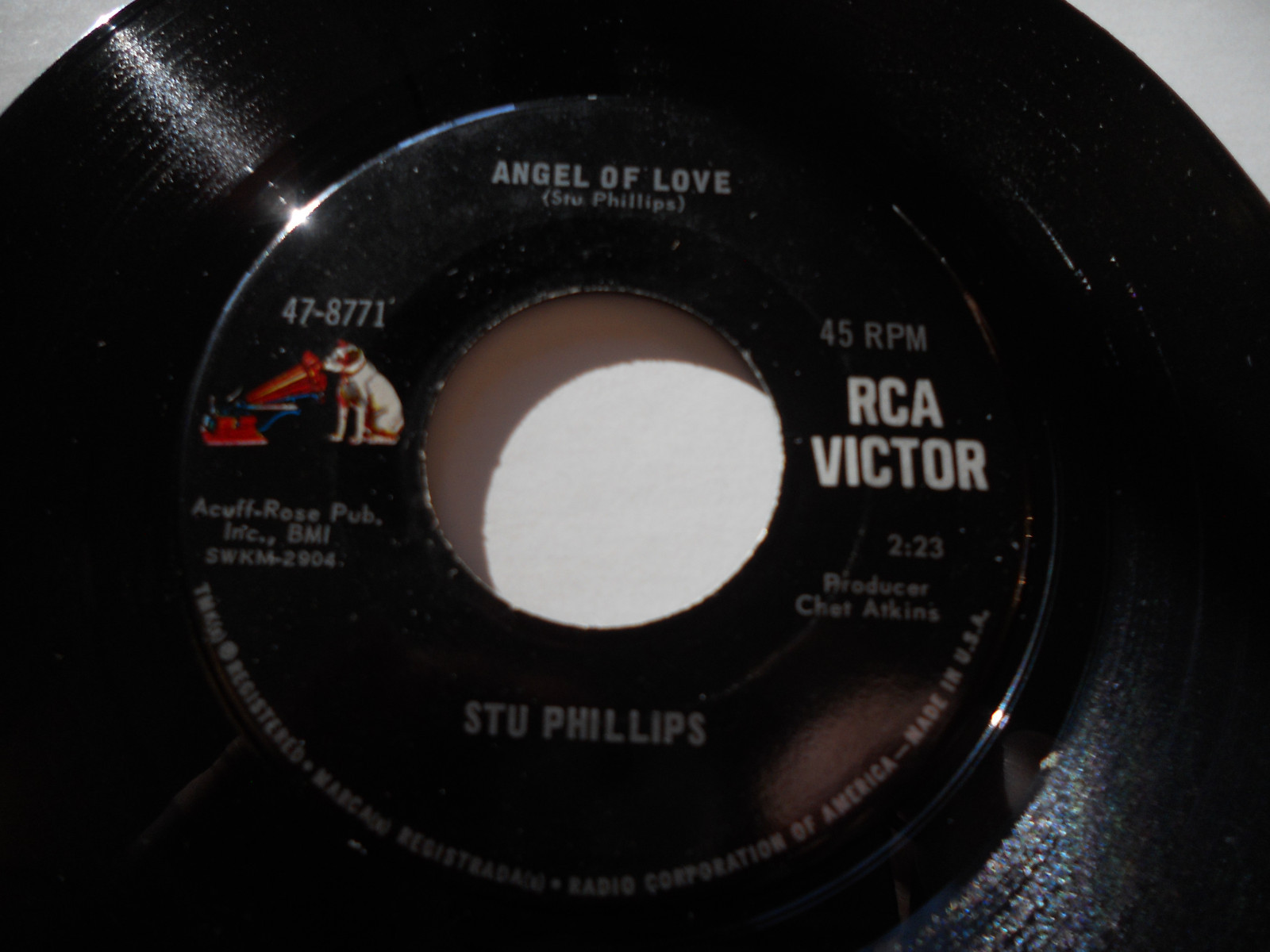 STU PHILLIPS NM- Angel of Love 45 Bracero RCA Victor 47-8771 | eBay
