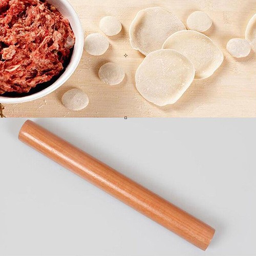 Kitchen Wooden Rolling Pin Fondant Cake Decoration Dough Roller Baking ...