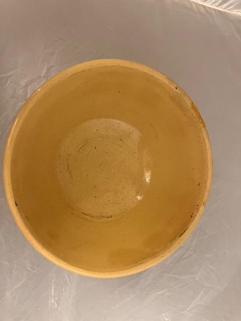 ANTIQUE AMERICAN Green SEAWEED MOCHA YELLOW WARE BOWL MOCHAWARE | eBay