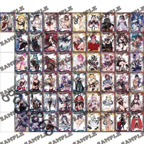 Anime Azur Lane New Playing Game Cards Poker Collection Update Card 54 ...