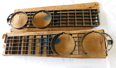NOS OEM Ford 1971 Torino + Ranchero Grille Headlight Doors Pair GT Head ...